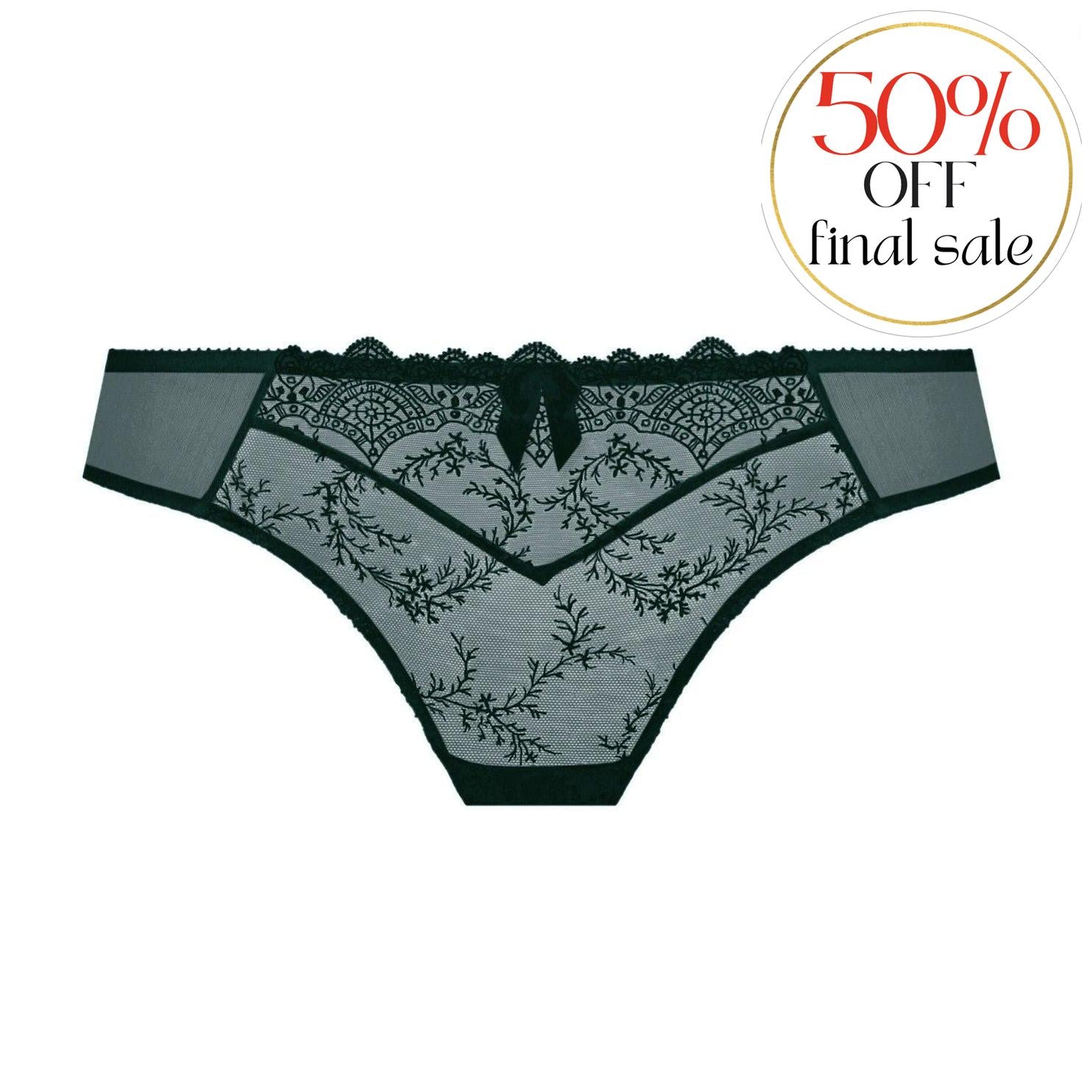 Empreinte Louise Thong 01184 in Sequoia – Anna Bella Fine Lingerie